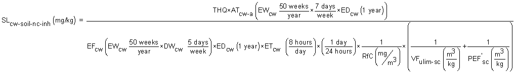 Regional Screening Levels (RSLs) - Equations | US EPA