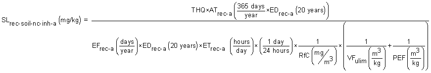 Regional Screening Levels (RSLs) - Equations | US EPA