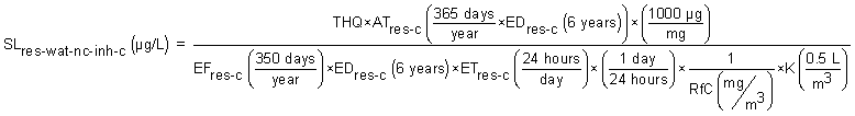 Regional Screening Levels (RSLs) - Equations | US EPA