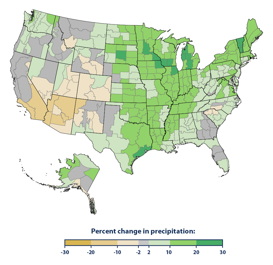 Climate Change Indicators: U.S. and Global Precipitation | US EPA