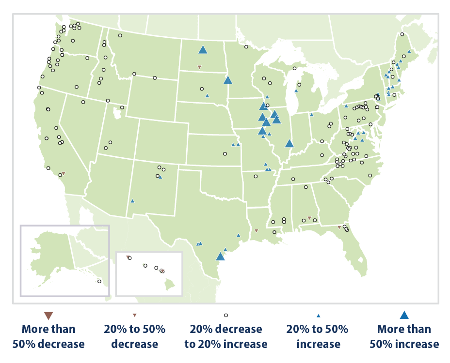 Climate Change Indicators: Streamflow | US EPA