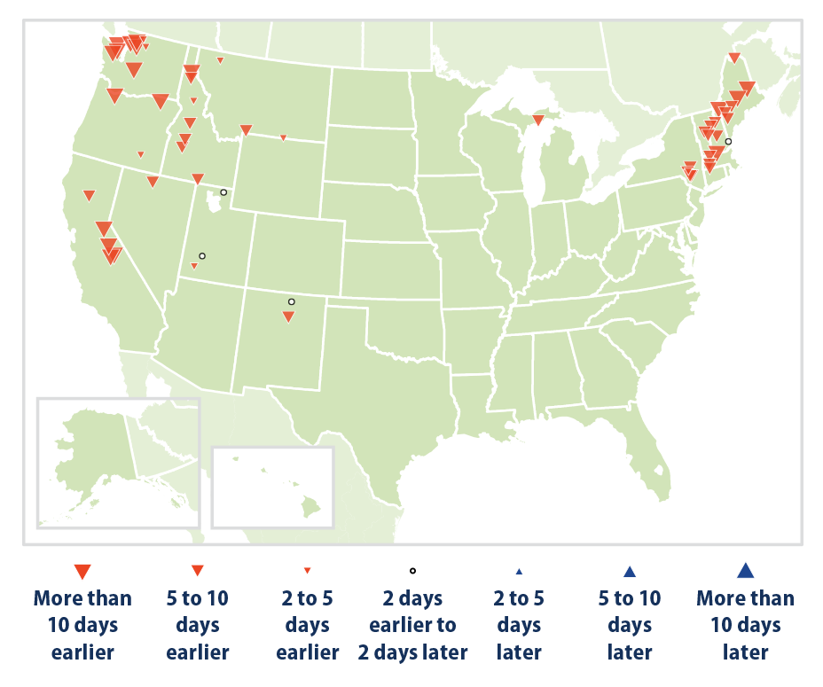 Climate Change Indicators: Streamflow | US EPA