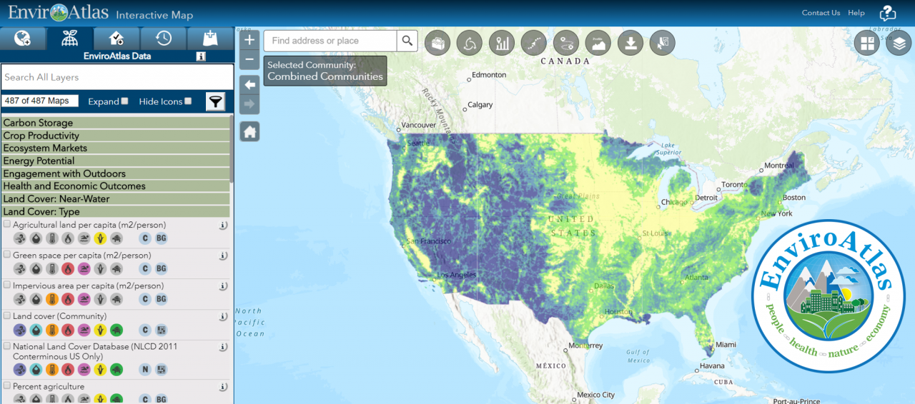 EnviroAtlas Web Applications | US EPA