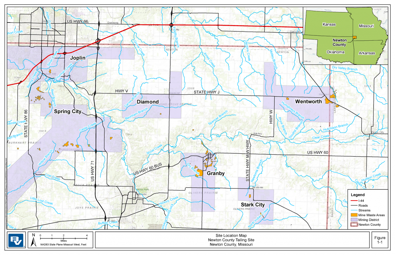 Newton County Mine Tailings National Priorities List (NPL) Superfund ...