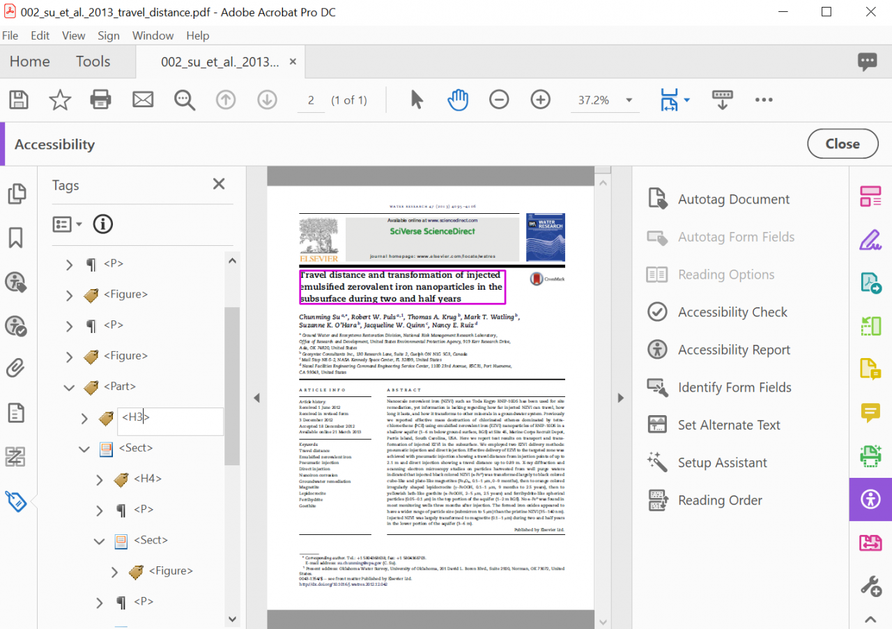 508 Compliance for Existing PDFs: Identifying & Resolving Common ...