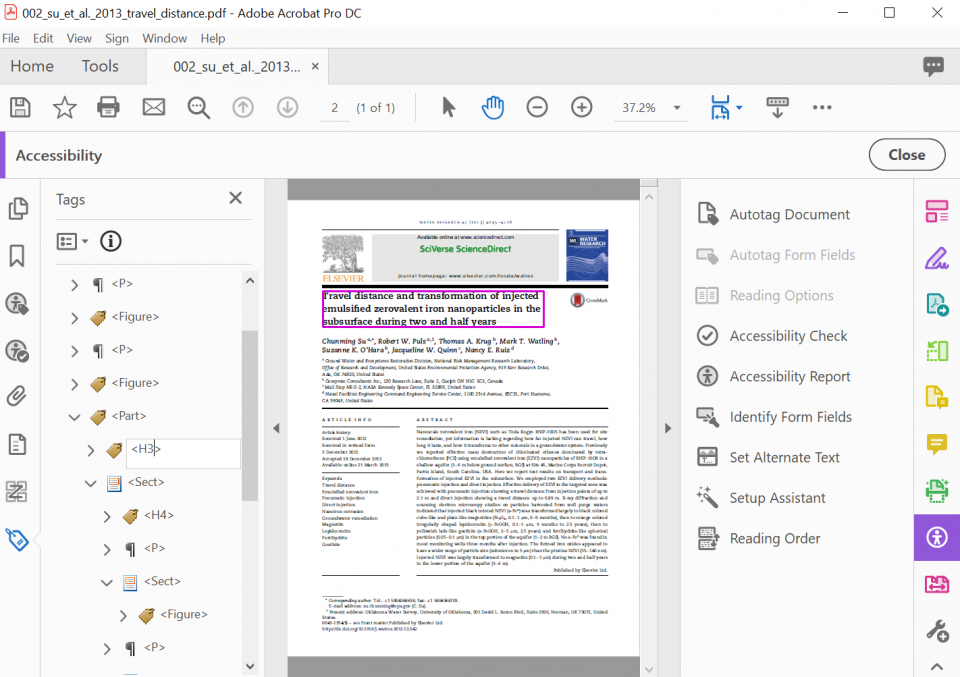 508 Compliance for Existing PDFs: Identifying & Resolving Common ...