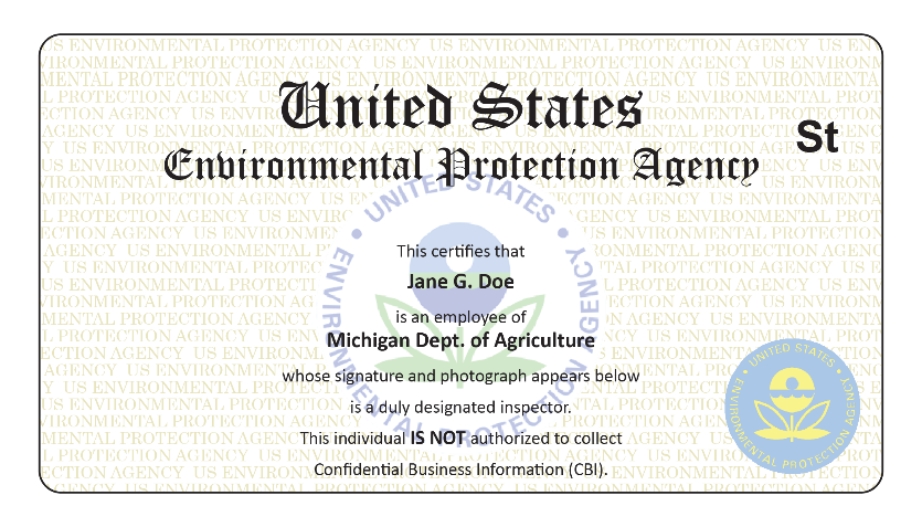 What is an EPA Inspector Credential? | US EPA
