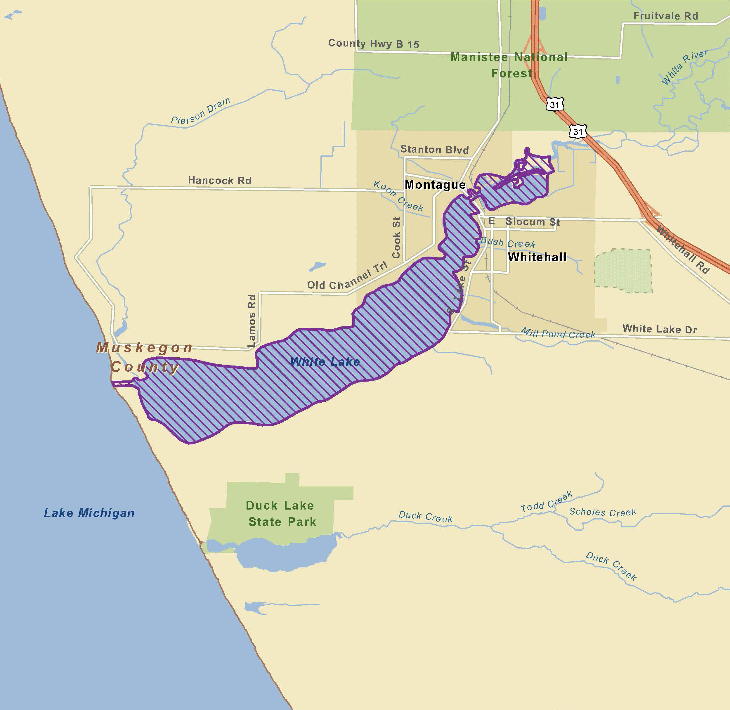 White Lake AOC Maps | Great Lakes Areas of Concern | US EPA