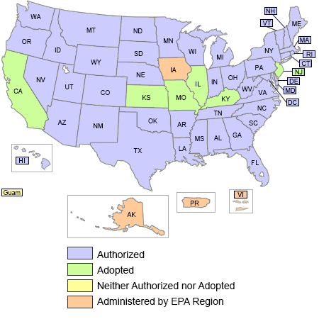 State Universal Waste Programs in the United States | Hazardous Waste ...