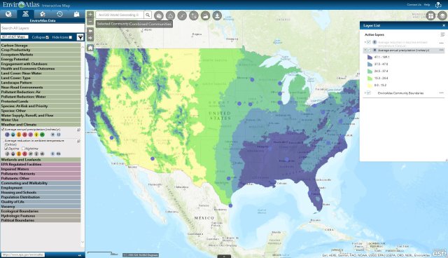 EnviroAtlas Interactive Map | EnviroAtlas | US EPA
