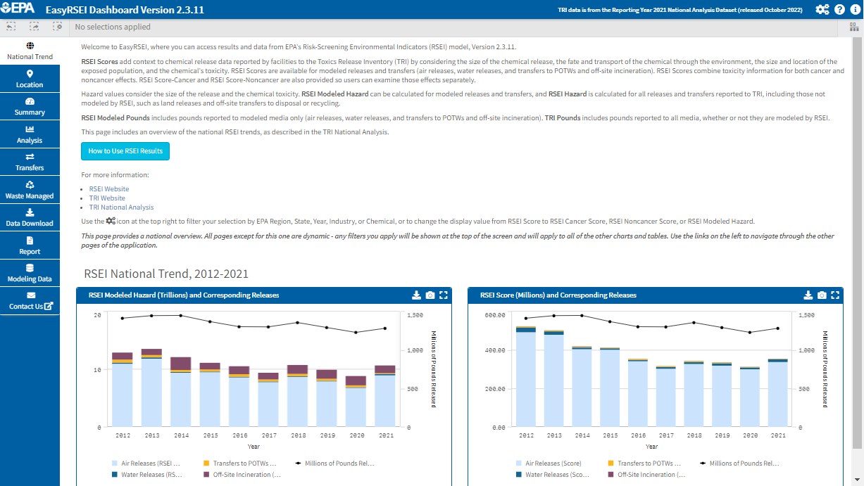 EasyRSEI Online Help | US EPA