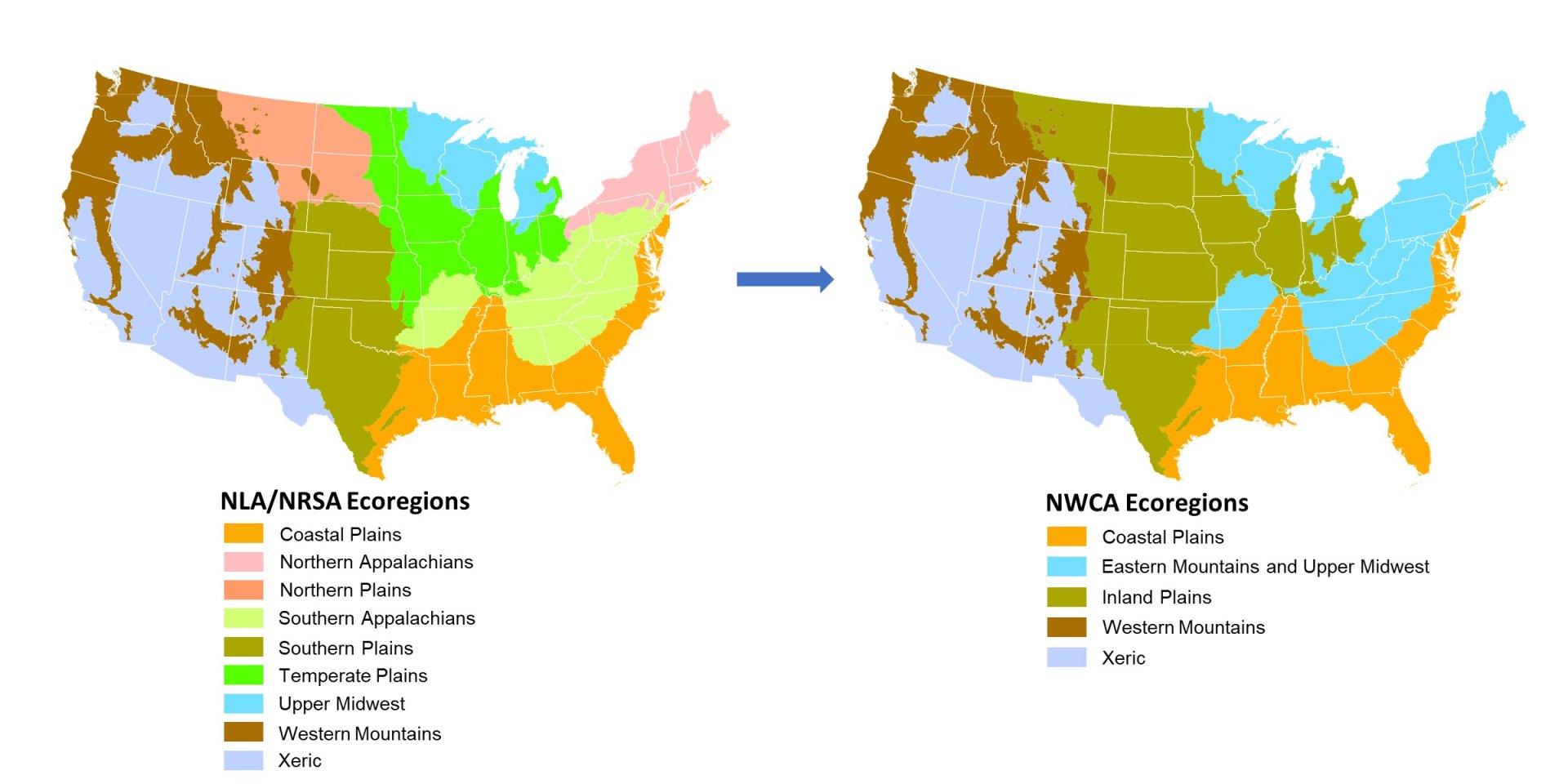 Ecoregions used in the National Aquatic Resource Surveys | US EPA