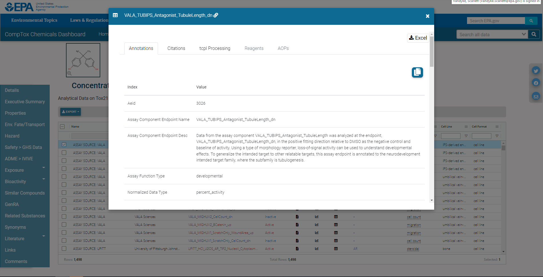 Chemicals Dashboard Help: Basic Search | US EPA