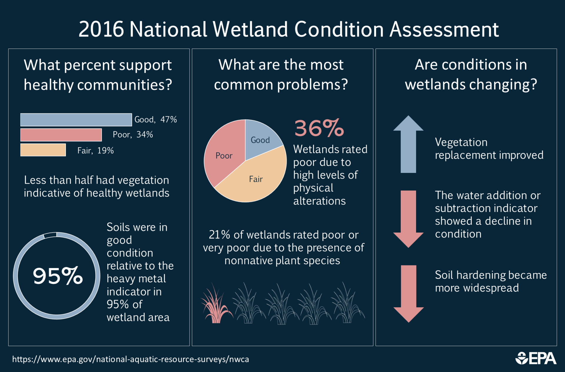 National Wetlands Condition Assessment 2016 Key Findings | US EPA