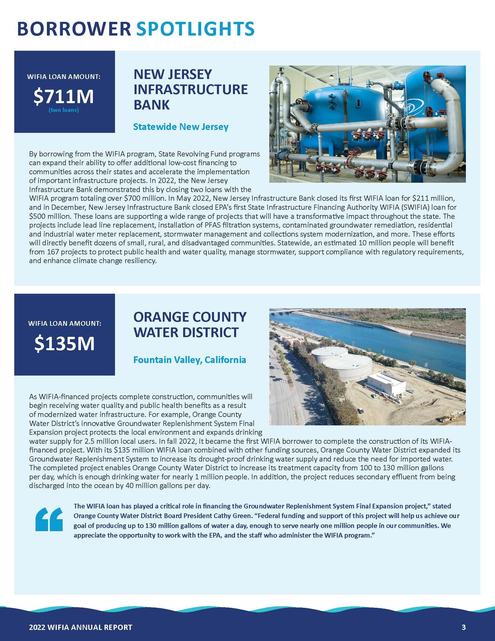 WIFIA Annual Report | US EPA