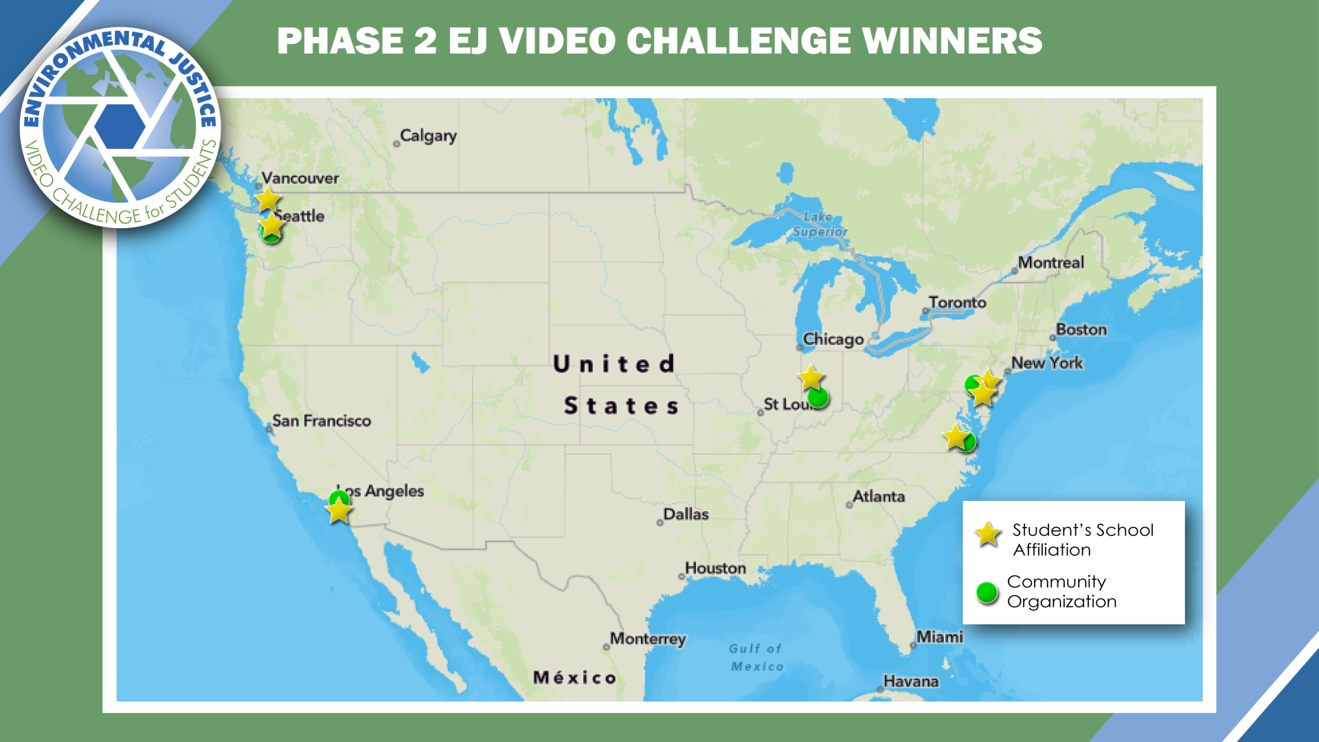 Phase 2 Winners of the EJ Video Challenge for Students | US EPA