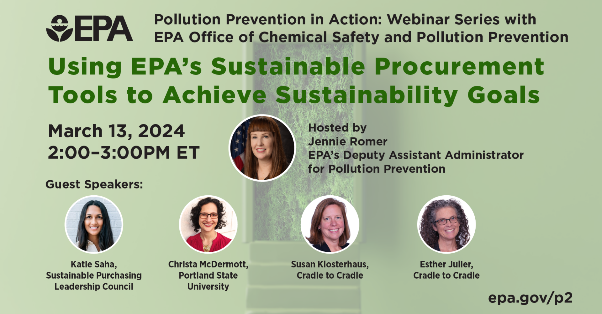 New! Pollution Prevention in Action: Webinar Series with EPA Office of ...