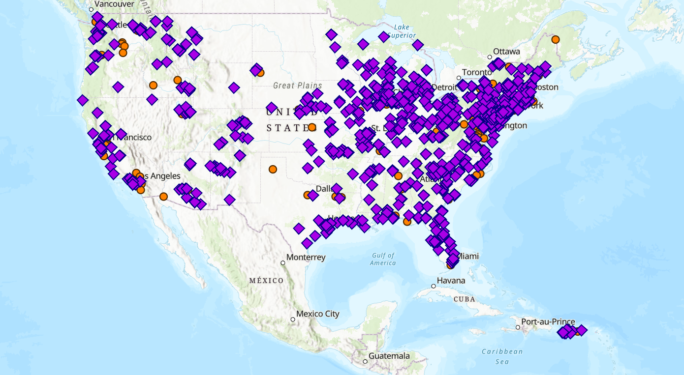 Information about the Superfund Enforcement Cleanup Work Map | US EPA