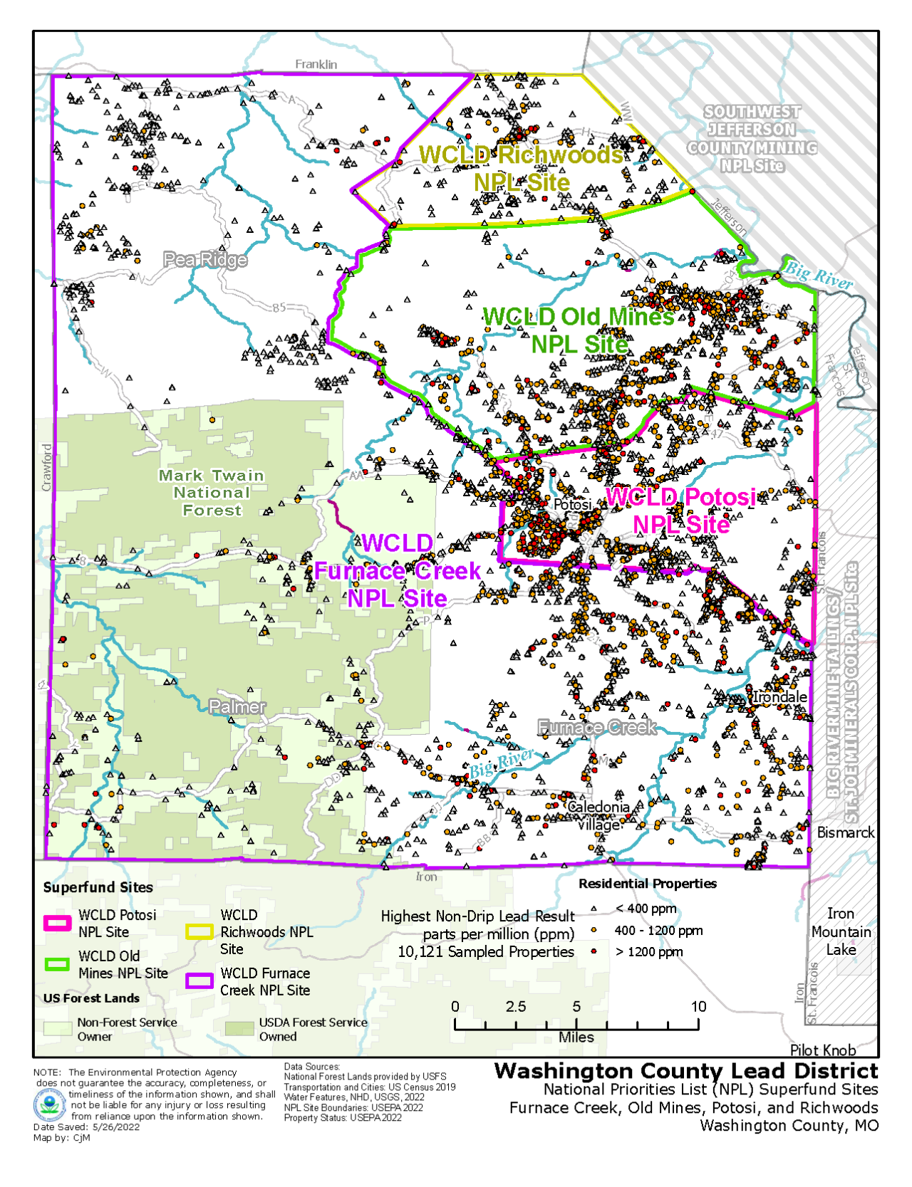 Washington County Lead District National Priority List (NPL) Superfund ...