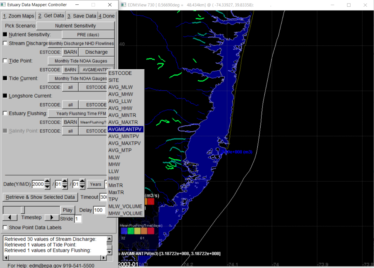 Estuary Data Mapper (EDM) Release History | US EPA