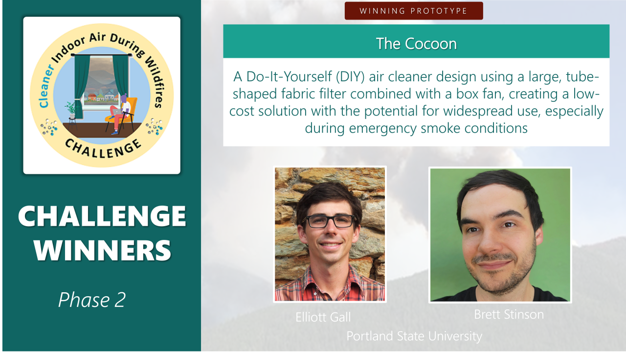 Winners of the Cleaner Indoor Air During Wildfires Challenge | US EPA