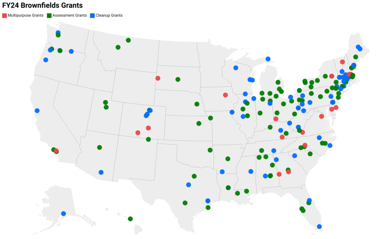 Applications Selected for FY 2024 Brownfields Multipurpose, Assessment ...