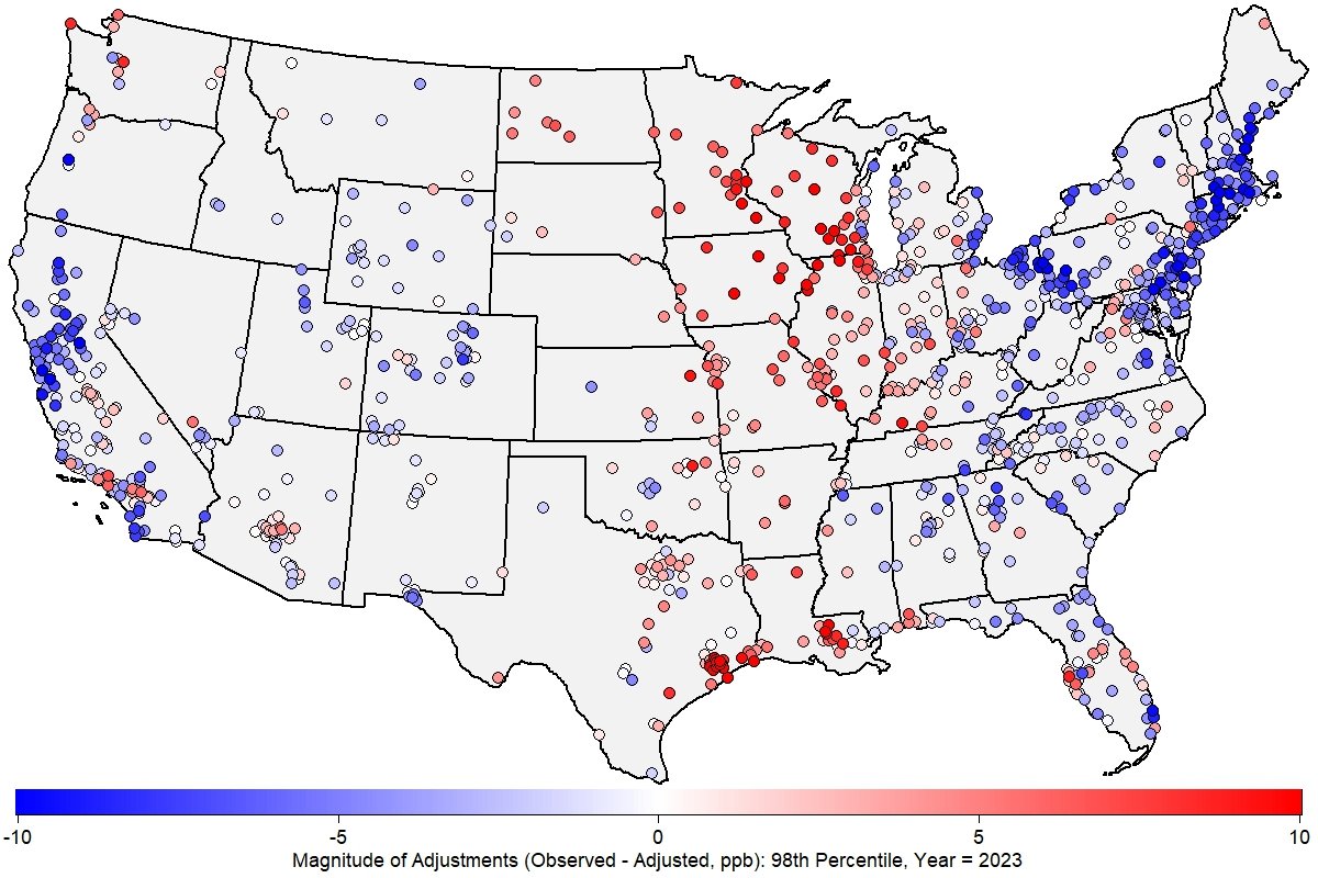 Trends in Ozone Adjusted for Weather Conditions | US EPA