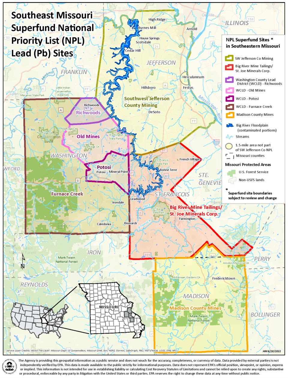 Washington County Lead District National Priority List (NPL) Superfund ...