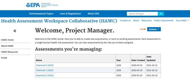 HAWC Frequent Questions | US EPA