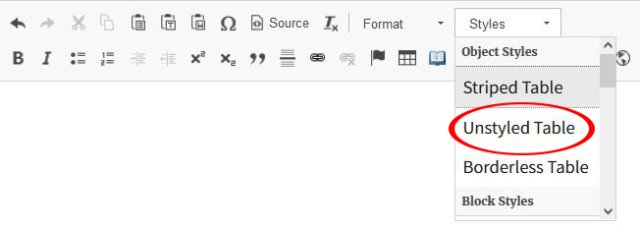 mockup for testing: Web Style Guide: Tables | US EPA