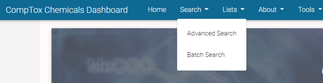 Chemicals Dashboard Help: Batch Search | US EPA