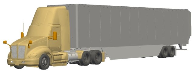 Tractor Trailer Geometries for Computational Fluid Dynamics | US EPA
