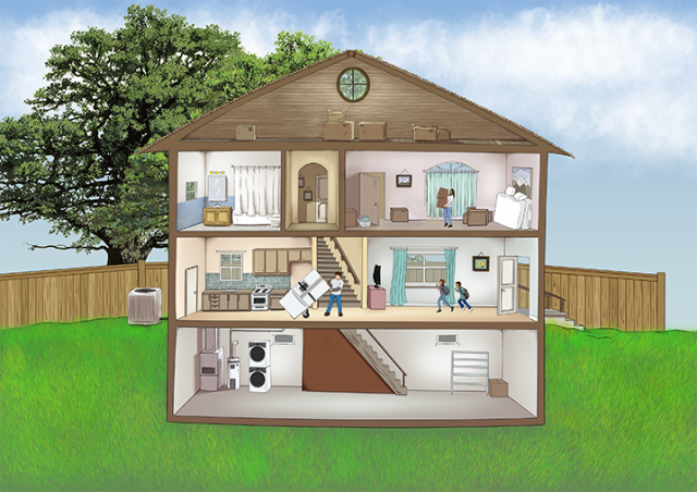 Text Version of the Flooded Home | US EPA