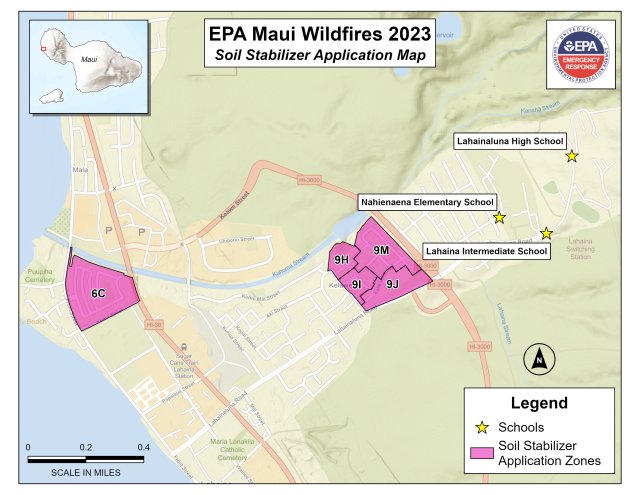 EPA Begins Soil Stabilizer Application in Lāhainā, Maui | US EPA