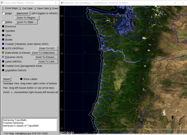 Estuary Data Mapper (EDM) Release History | US EPA