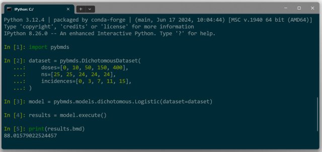 BMDS Online, BMDS Desktop, and pybmds | US EPA