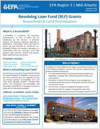 Brownfields and Land Revitalization in EPA Region 3 | US EPA