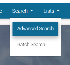 Chemicals Dashboard Help: Advanced Search | US EPA