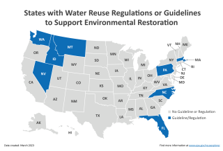 Maps of States with Water Reuse Regulations or Guidelines | US EPA