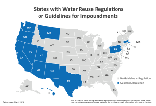 Maps of States with Water Reuse Regulations or Guidelines | US EPA
