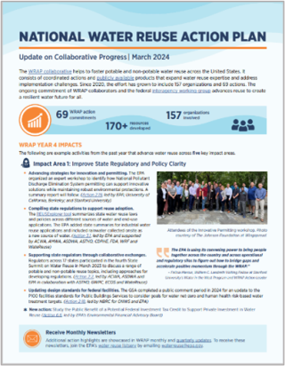Recent and Upcoming Water Reuse Activities | US EPA