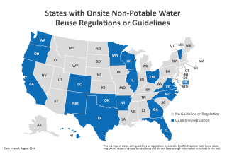 Maps of States with Water Reuse Regulations or Guidelines | US EPA