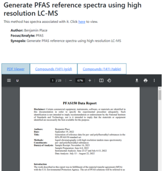 Analytical Methods and Open Spectral (AMOS) Database User Guide | US EPA